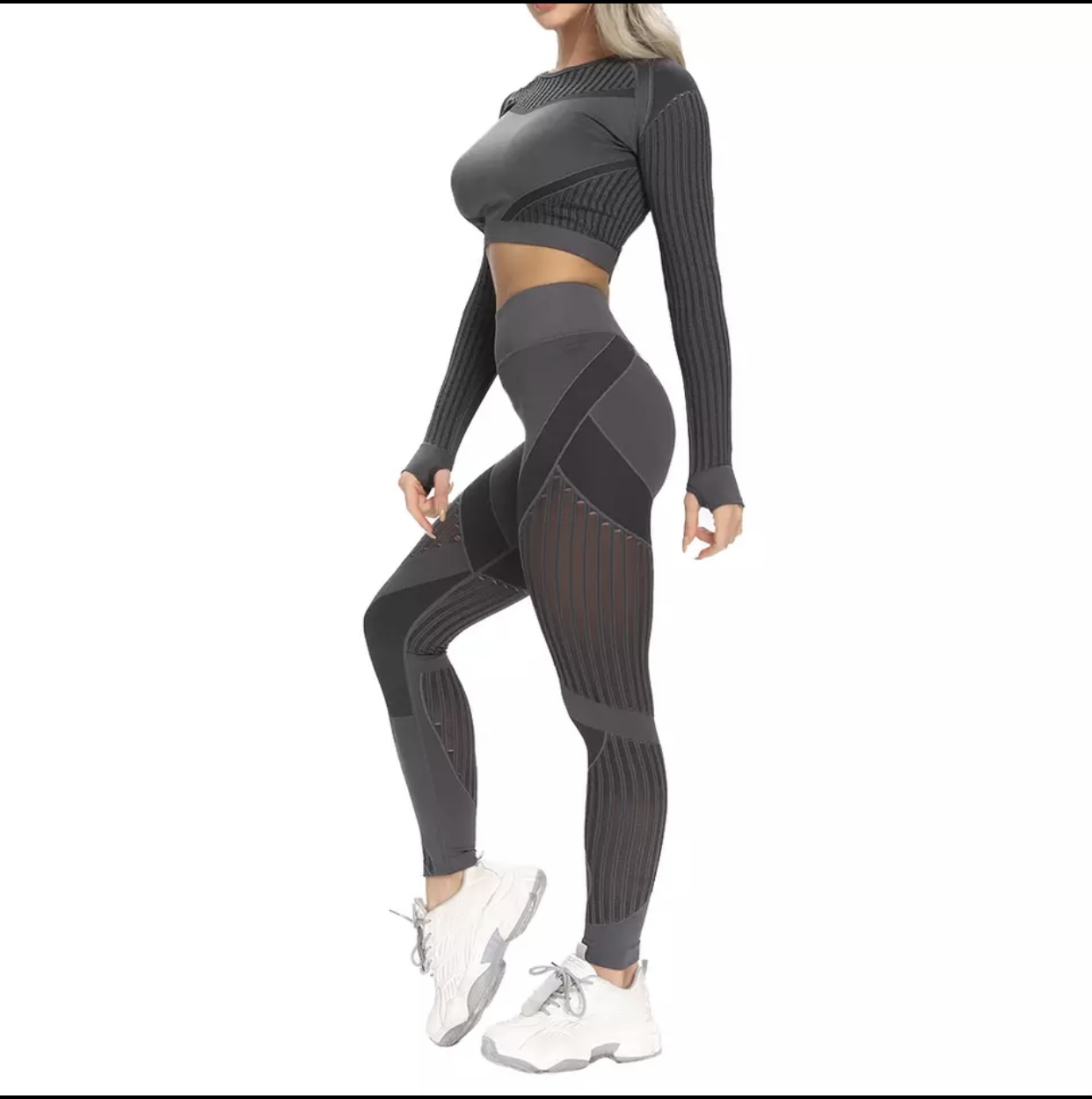 Set Fitness "Avis" Dark Grey - Unique Gym Wear